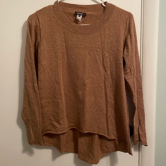 Kerisma | Sweaters | Kerisma Sweater Camel Front Back Cut Inside Out ...